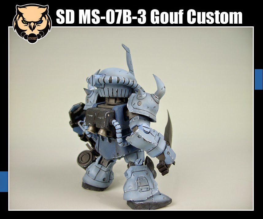 Gundam Family: SD MS-07B-3 "Gouf Custom" Custom Build