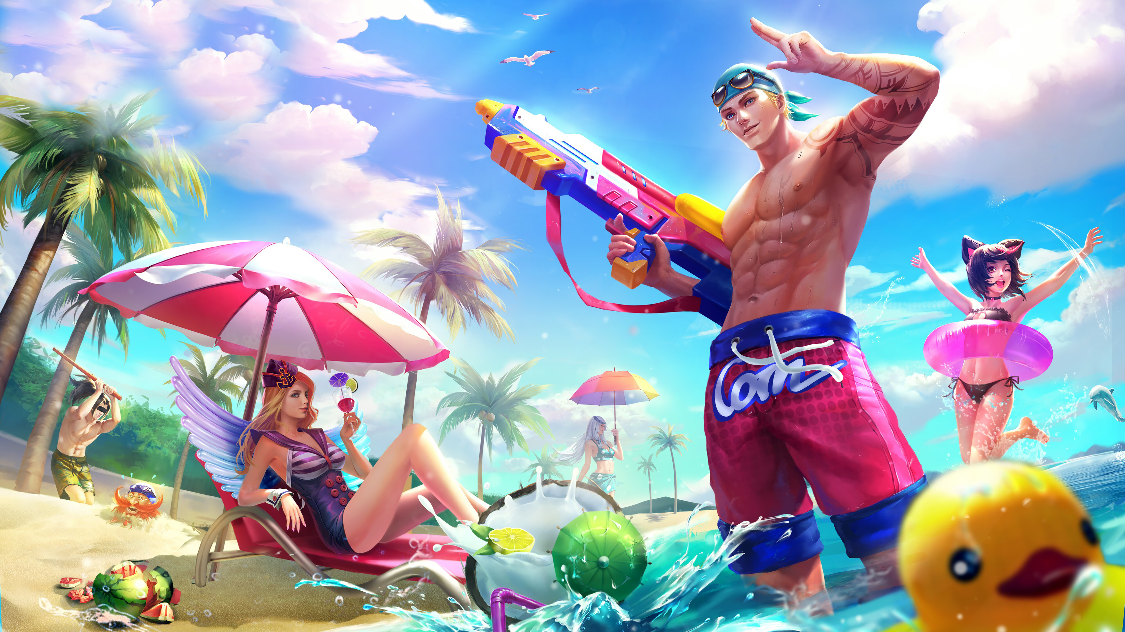Clint, Sun n Sand, Freya, Beach Sweetheart, Summer, Skins, Mobile ...