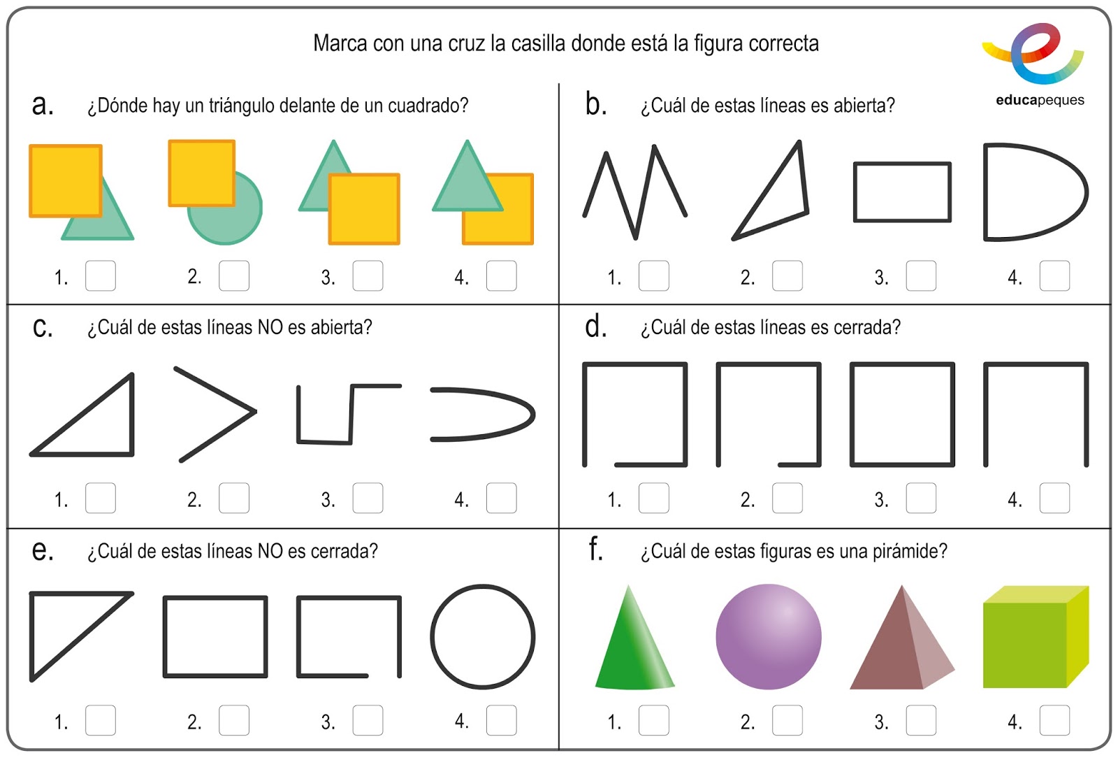 COMPARTE Y ENSEÑA 2º-3º-4º: FIGURAS PLANAS E TIPOS DE LÍNEAS