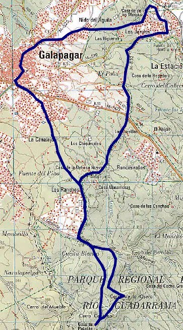Rincón del senderismo: Galapagar - Casa de Patatas - Puente de Alcanzorla