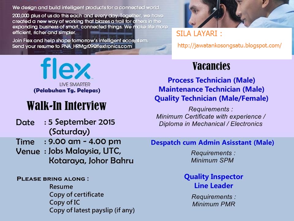 Jawatan Kosong: September 2015