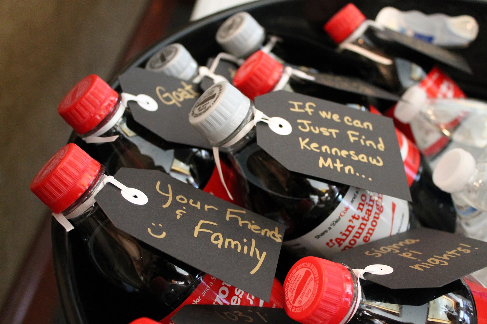 Graduation Party Memory Bottles - The Berger Bungalow