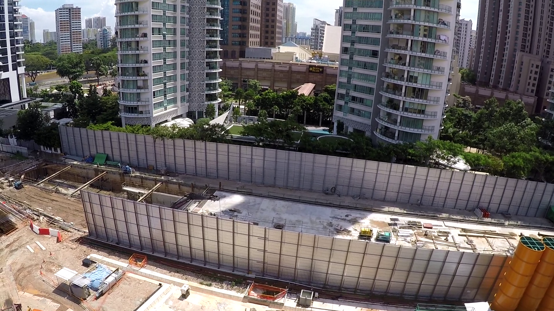 Thomson Line Construction: Great World D-walls (II)