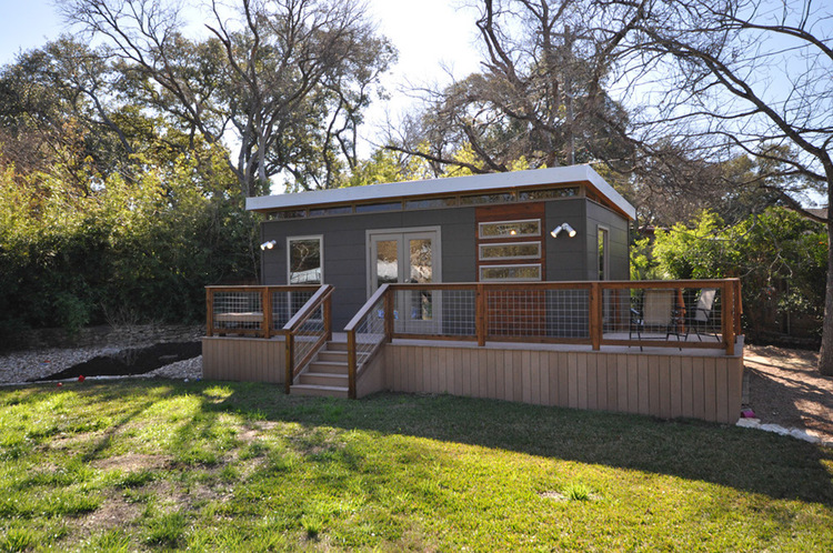 14' x 24' Modern Modular Cabin [ TINY HOUSE TOWN ]