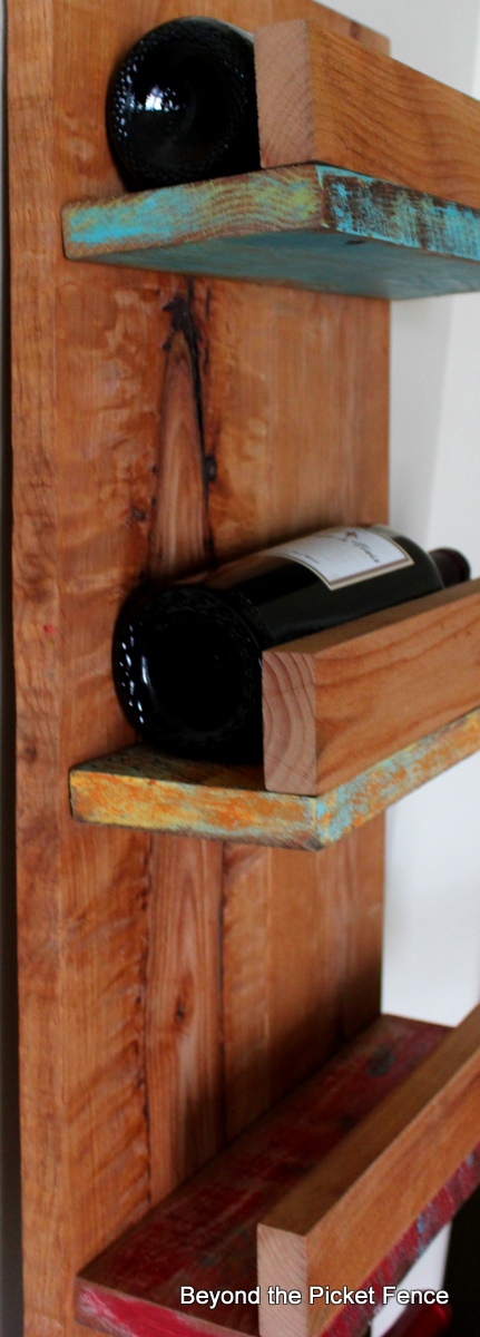 Beyond The Picket Fence: Reclaimed Wood Wine Rack