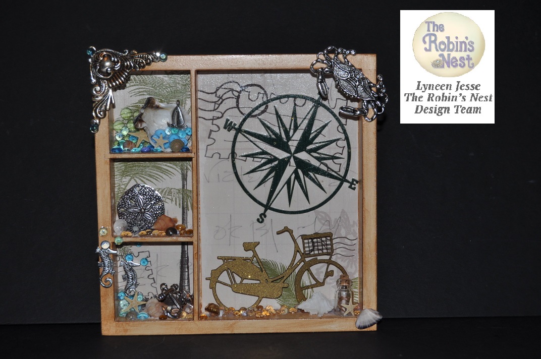 I am... Dreaming of Castles: A Beachy Shadow Box with The Robin's Nest!