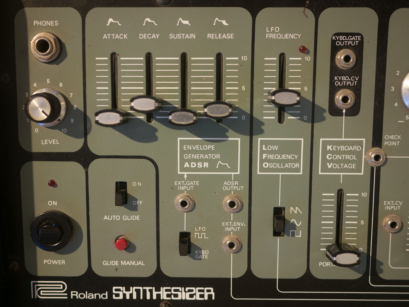MATRIXSYNTH: Roland System 100 - Model 101 - Synthesizer Keyboard SN 521301