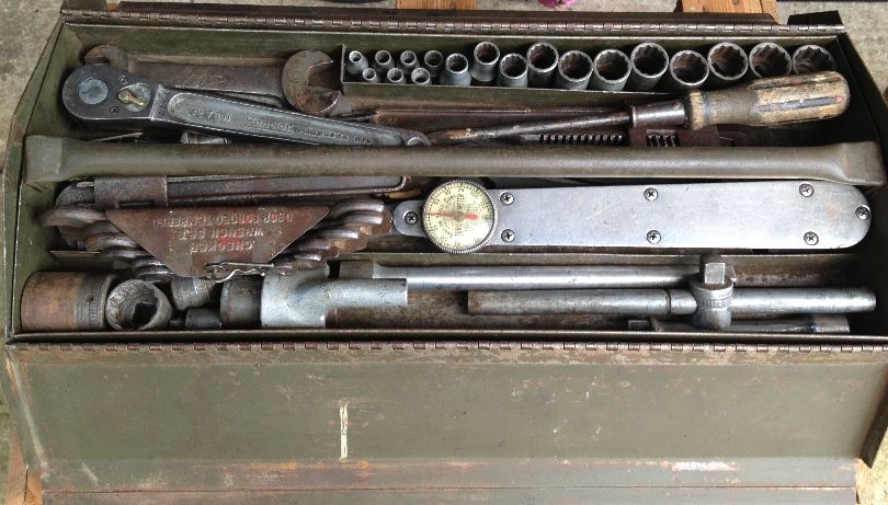 Just A Car Guy: WW2 military tool box