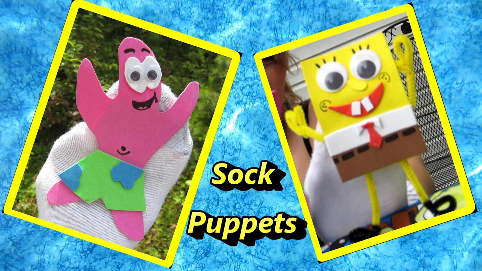 Spongebob Finger Puppets