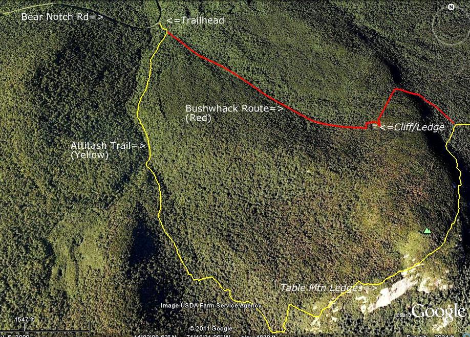 1HappyHiker: A Loop Hike: Table Mountain (Bear Notch Area)