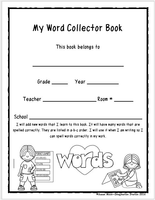 Imagination Station: My Word Collector Book-Intermediate