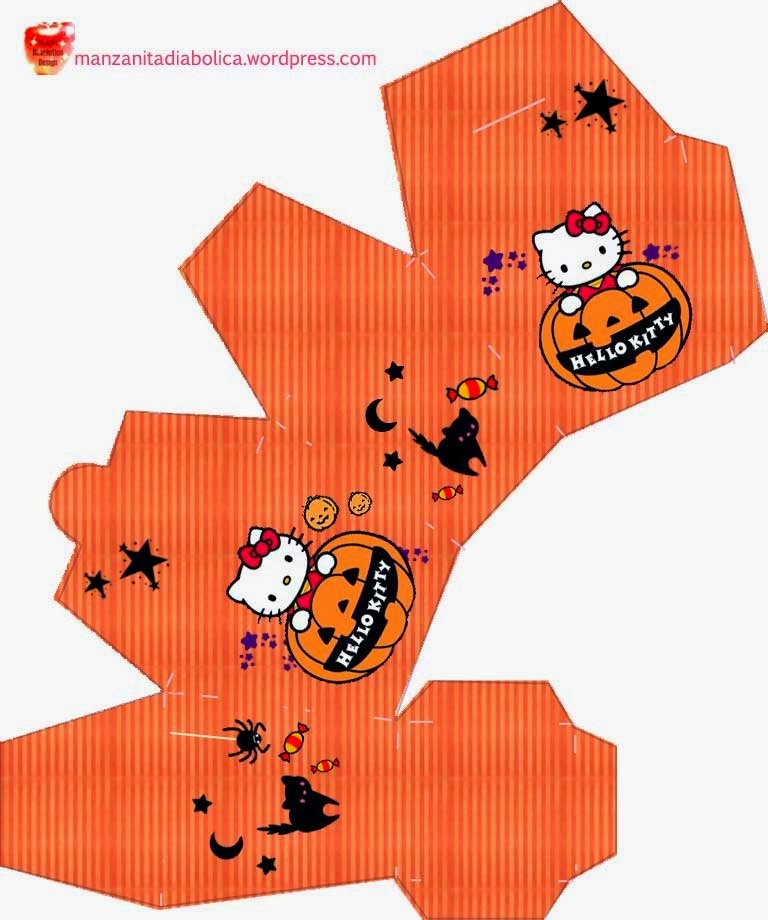 Precious Hello Kitty Halloween Free Printable Boxes. - Oh My Fiesta! in ...