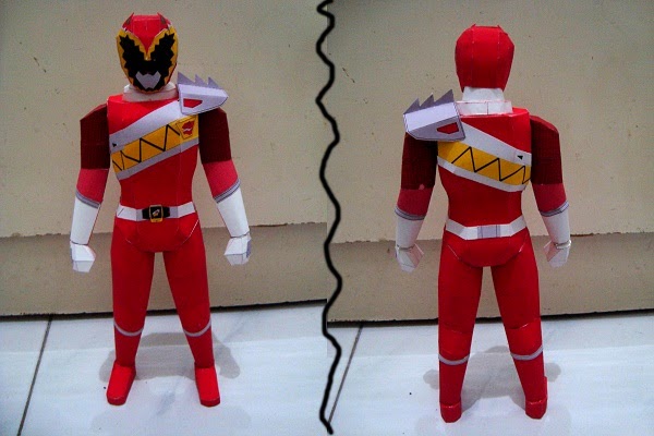 PUTRA'S BLOG: Kyoryuger Kyoryured Papercraft