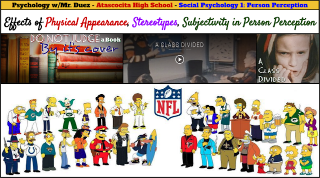 AP Psychology @AHS: 8.1:SOCIAL-PSYCH