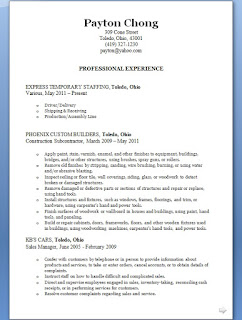 Construction Subcontractor Resume Format in Word Free Download