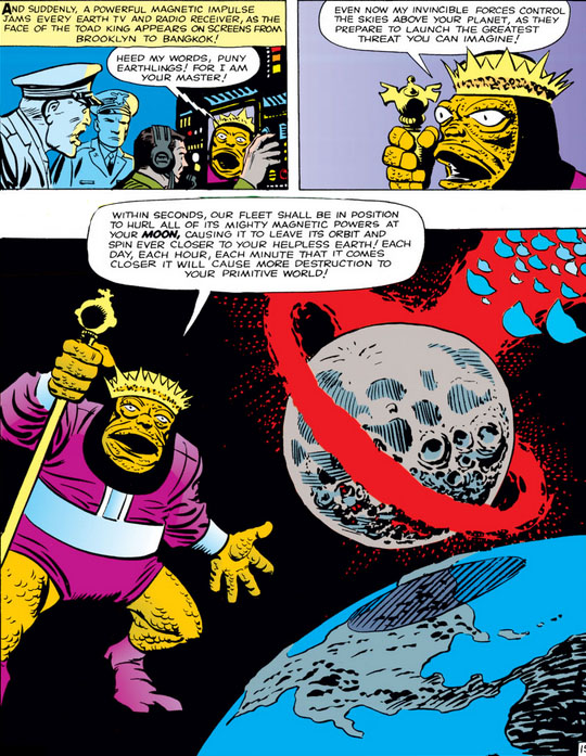 The Peerless Power of Comics!: The Terror of the Toad Men!