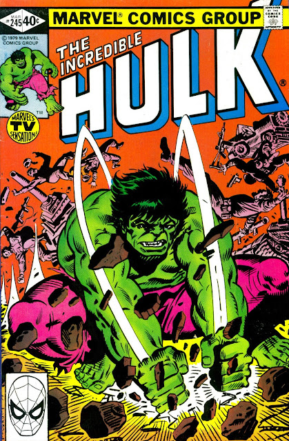 Marvel Comics of the 1980s: 1980 - Anatomy of a Cover - Incredible Hulk ...
