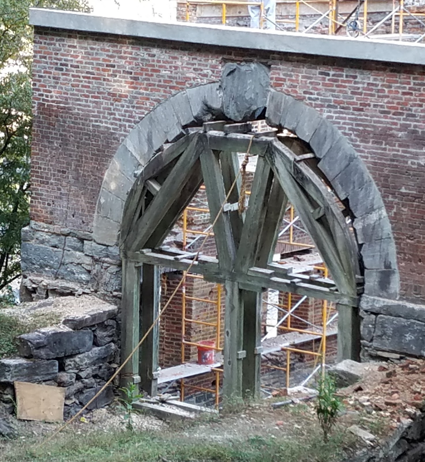 The Civil War Picket: Support team: Crew finishes work that will ...