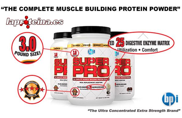 SUPLEMENTOS DEPORTIVOS: SUPER PRO 3 LB