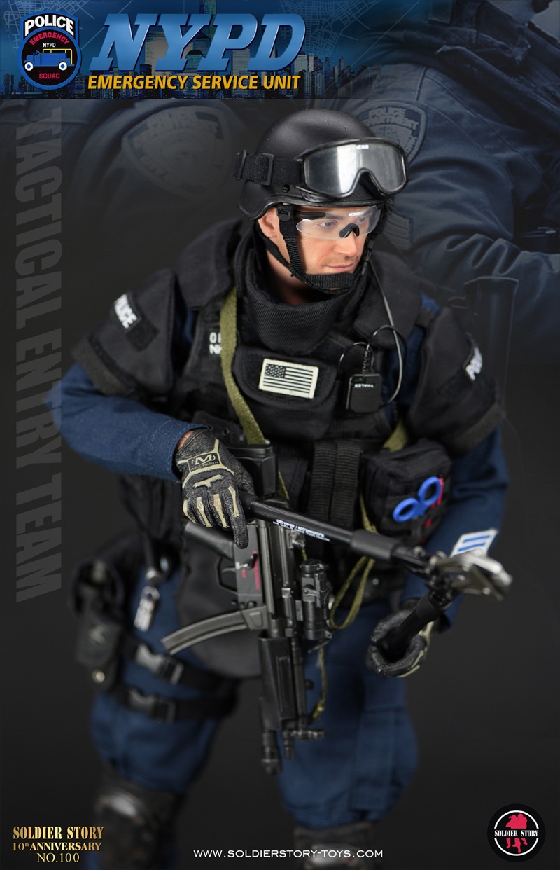 toyhaven: Soldier Story 1/6th scale NYPD ESU “TACTICAL ENTRY TEAM” 12 ...