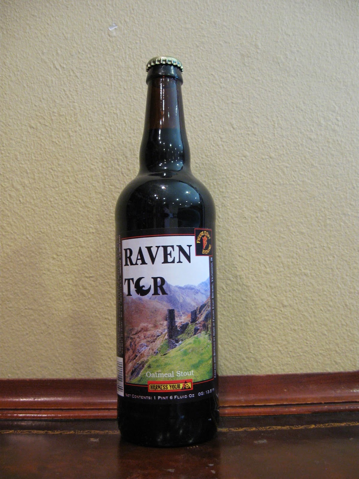 Doing Beer Justice: Figure Eight Raven Tor Oatmeal Stout