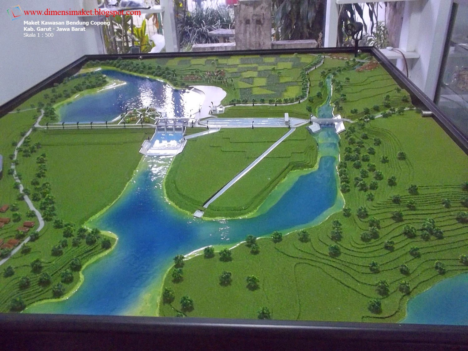 Maket Bendung Copong Kab. Garut Jawa Barat Skala 1:500