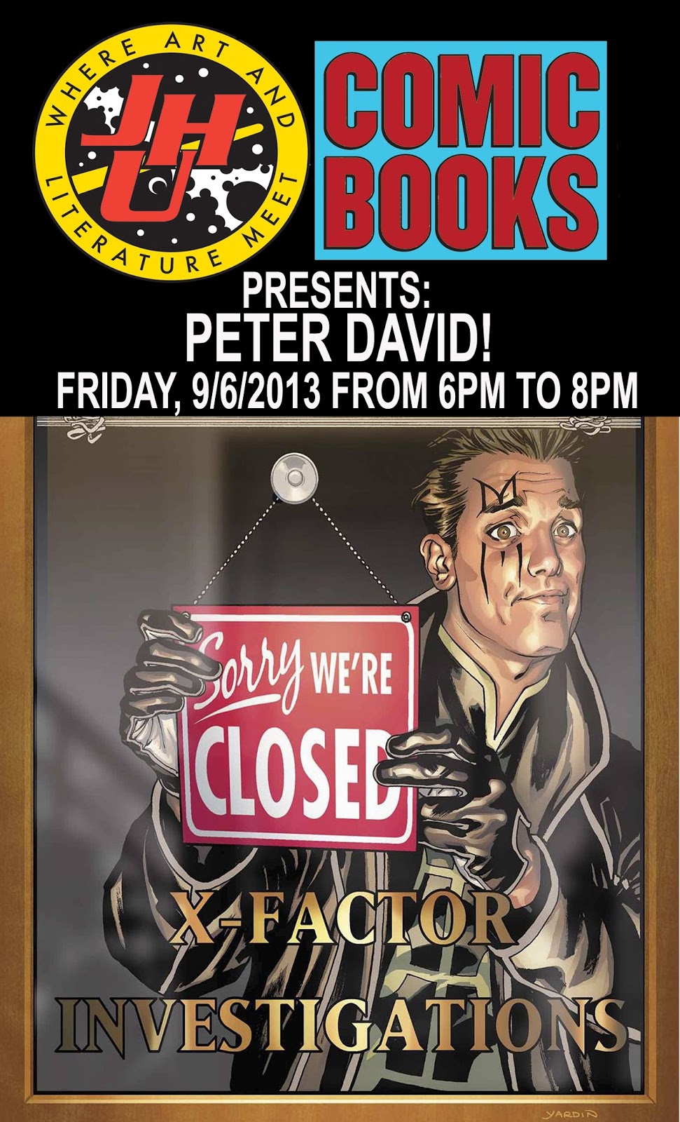 JHU Comic Books: Peter David Signing X-Factor #262 @ JHU Comic Books 9 ...