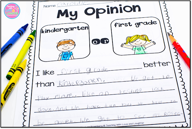 Teaching With Love and Laughter: Opinion Writing and More!