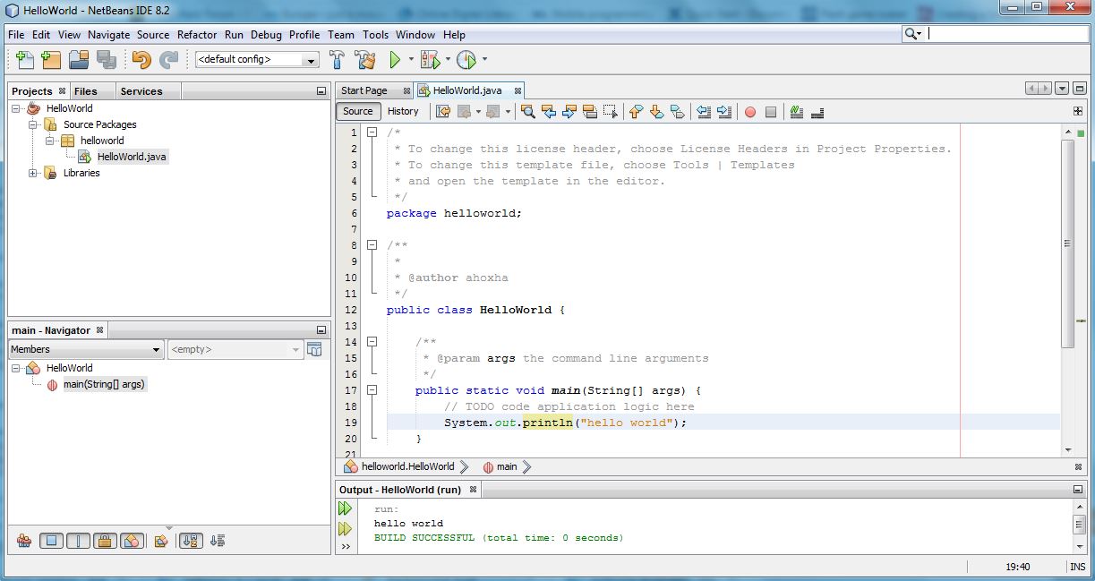 Java Beginner: Lesson 1