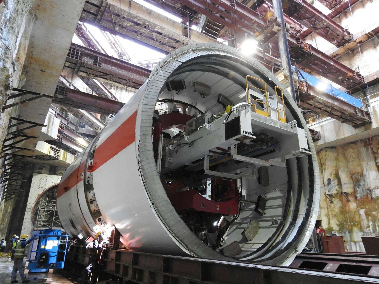 Thomson Line Construction: Upper Thomson - TBM Assembly
