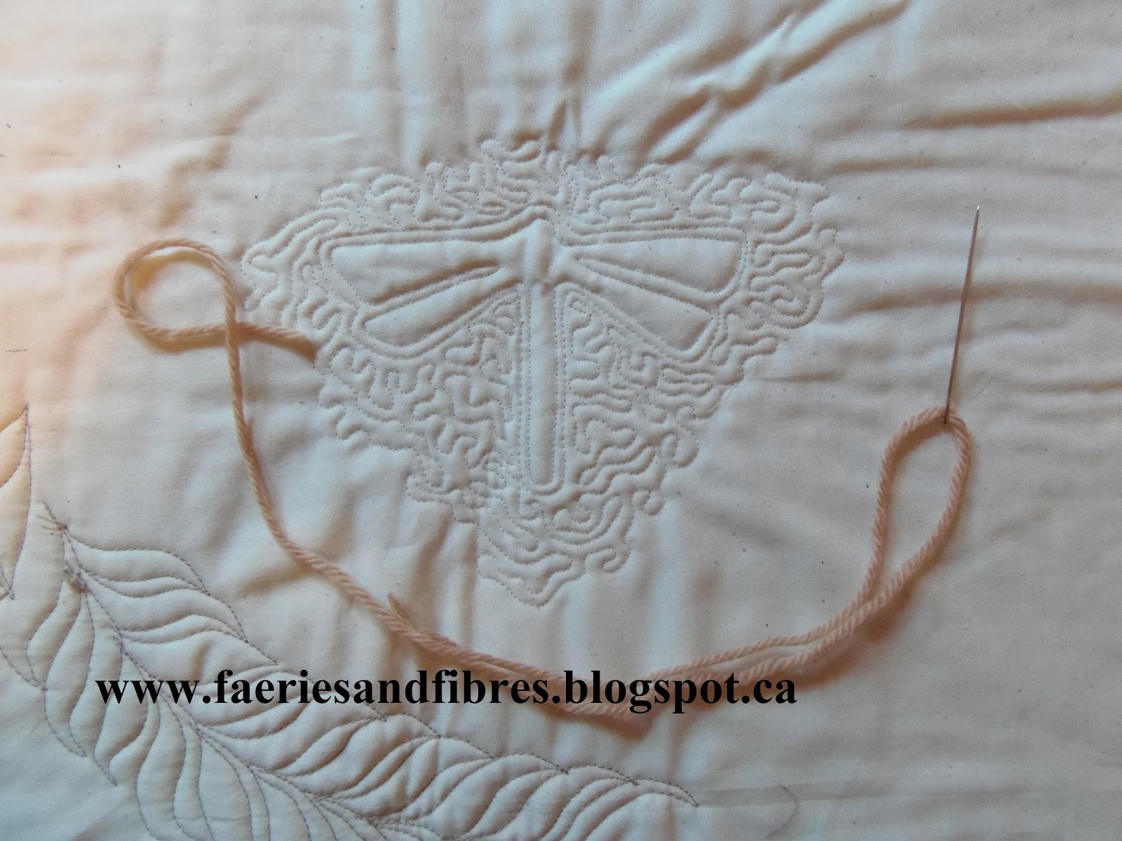 Faeries and Fibres: Faux Trapunto My Way!