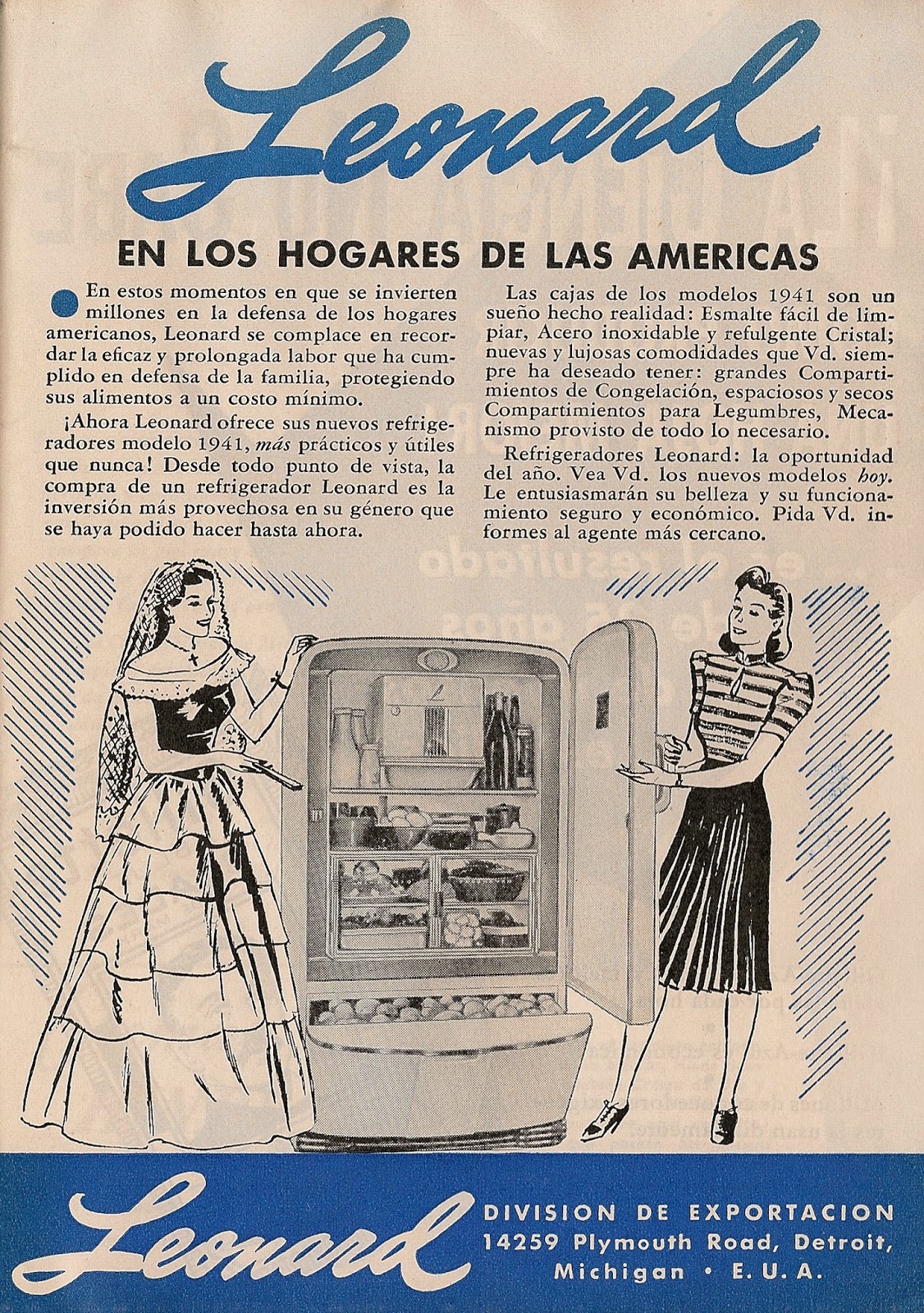 Jose Antonio Agraz Sandoval: Anuncios en español de 1941 Advertisements ...