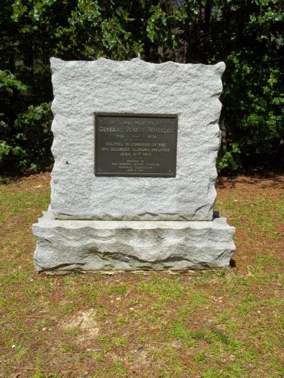 Civil War Notebook: General Joseph Wheeler Memorial: Shiloh National ...