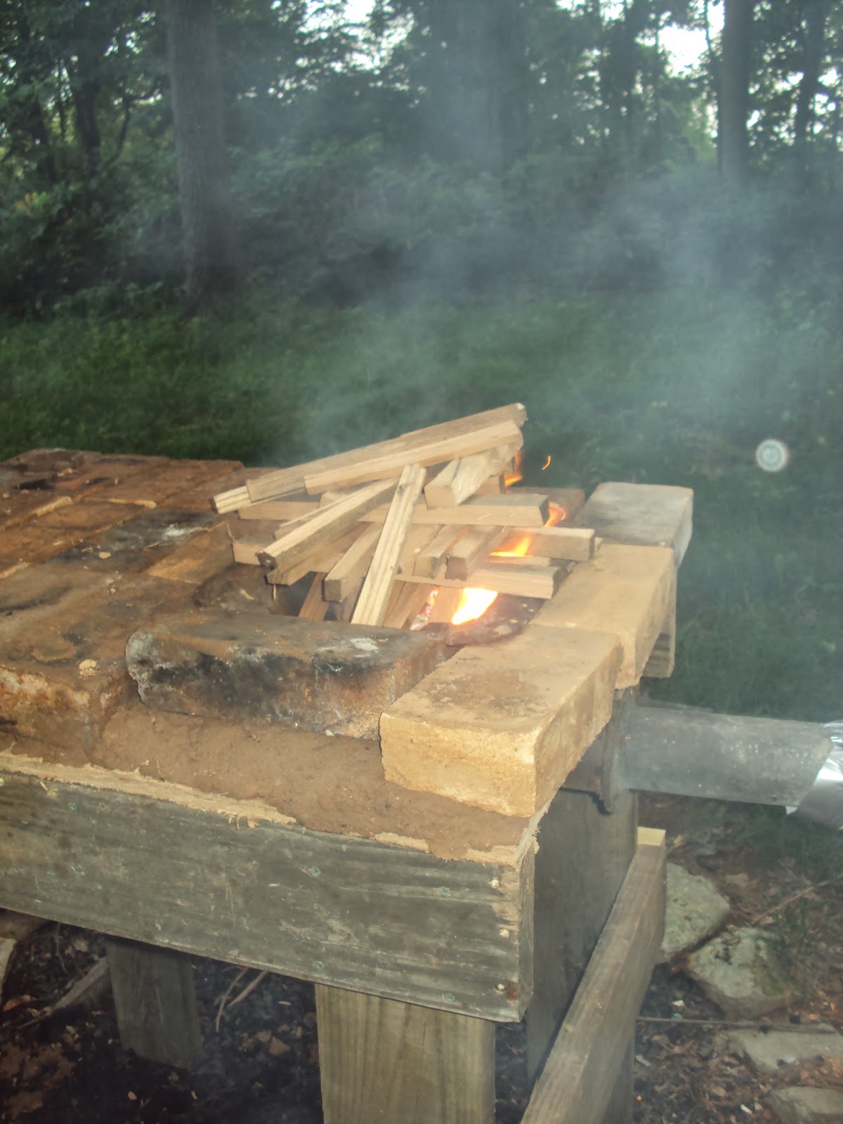 Wooden Forge *picture heavy* - Solid Fuel Forges - I Forge Iron