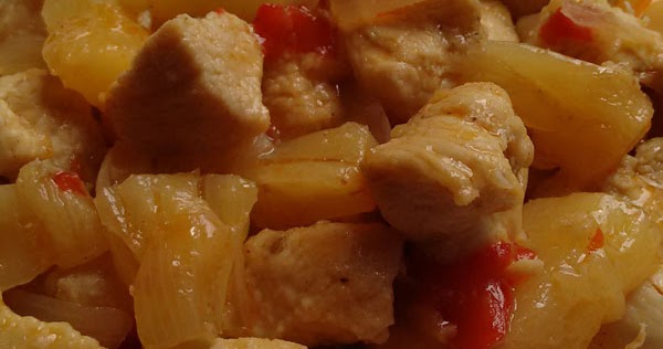 Pollo con piña - Receta de cocina casera