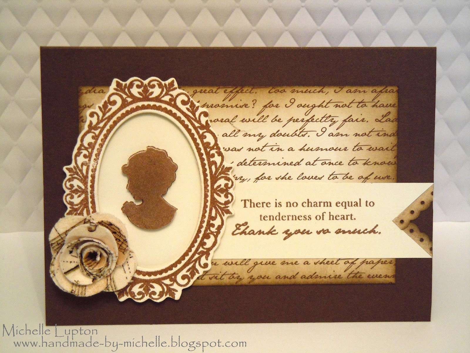 Handmade by Michelle: Thanks, Jane Austen