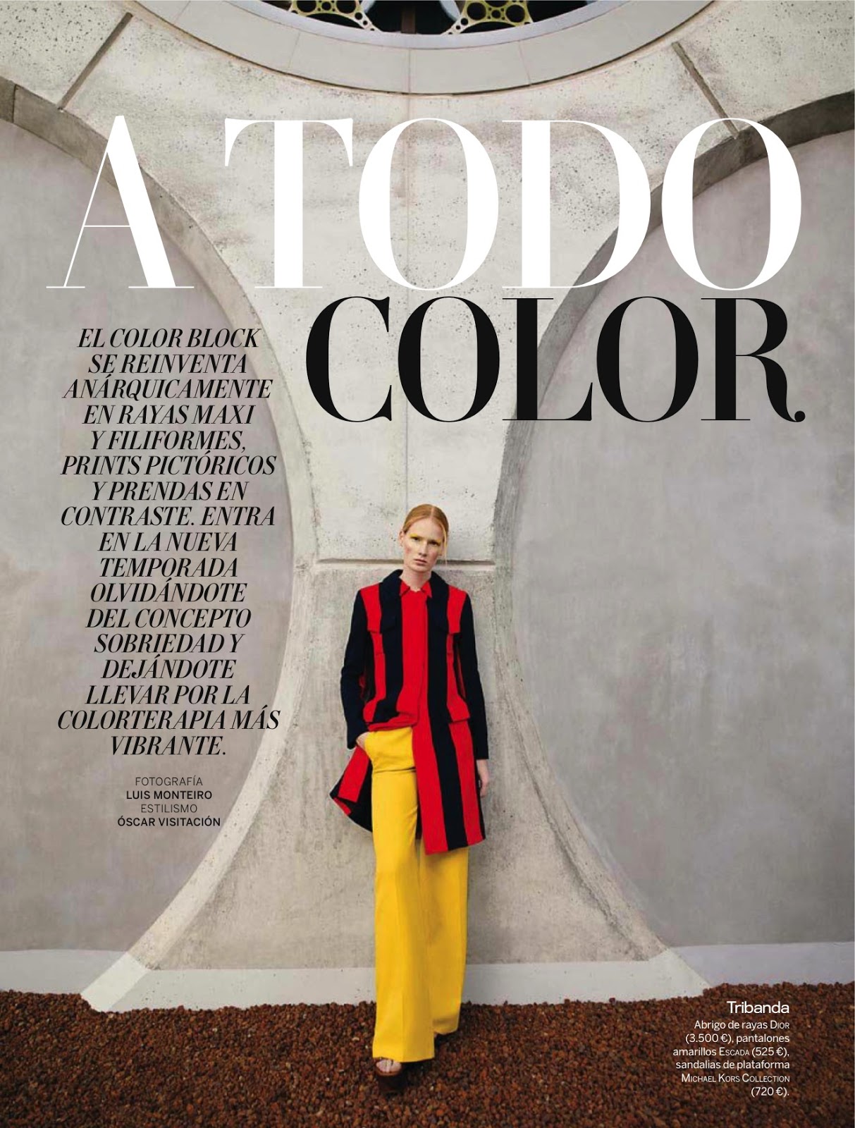 Duchess Dior: "Full Color" Sharon Timmer for Madame Figaro Woman March 2016
