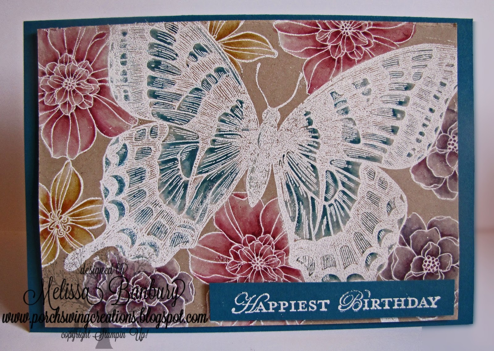 Porch Swing Creations: Color Washed Birthday