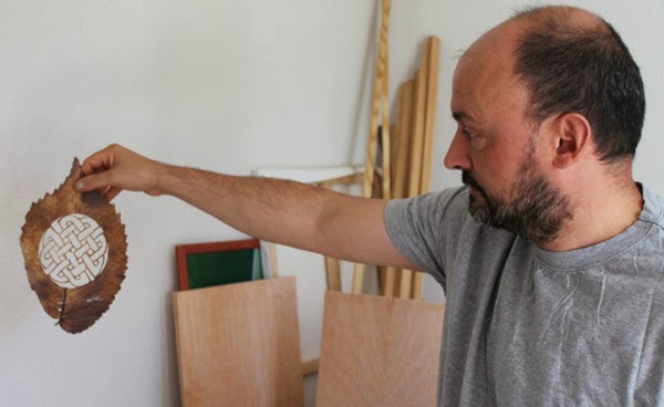 Art et glam: L'artiste Lorenzo Duran : ses feuilles mortes deviennent ...