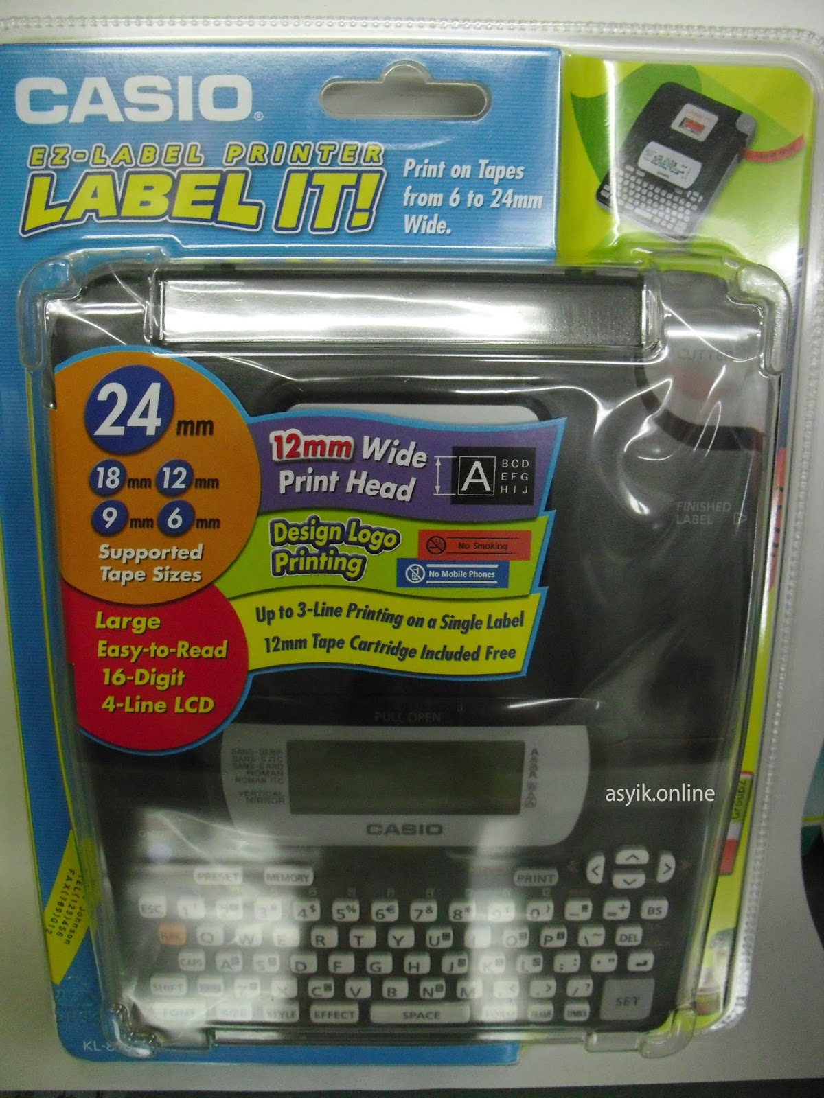kaskus : Label Printer Casio KL 820