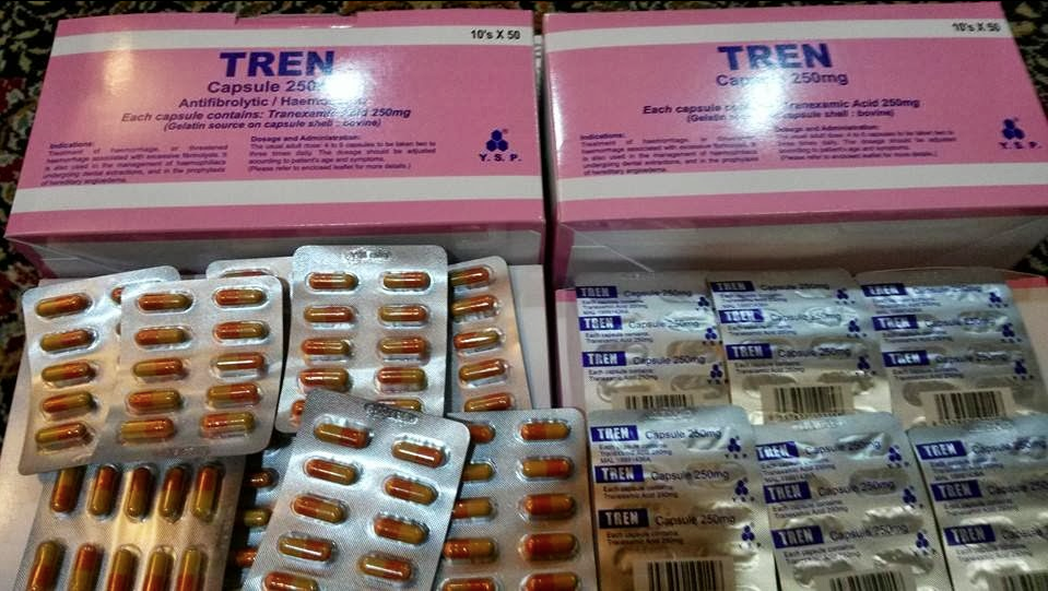 Whitening Injections: Tren capsule 250MG - tranexamic Acid