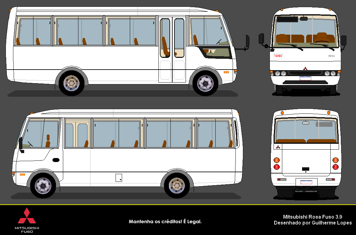 Blog de Rodoviária: Mitsubishi Fuso Rosa 3.9