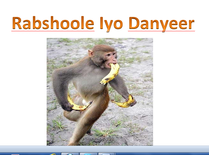 Sheeko Caruureed: Rabshoole iyo Danyeer