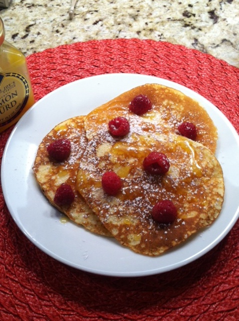 The Virtual Goody Plate: Lemon Ricotta Pancakes with Lemon Curd and ...