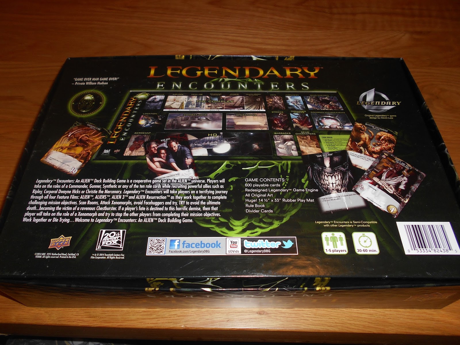 Legendary Encounters an Alien Deck Building game review and unboxing ...