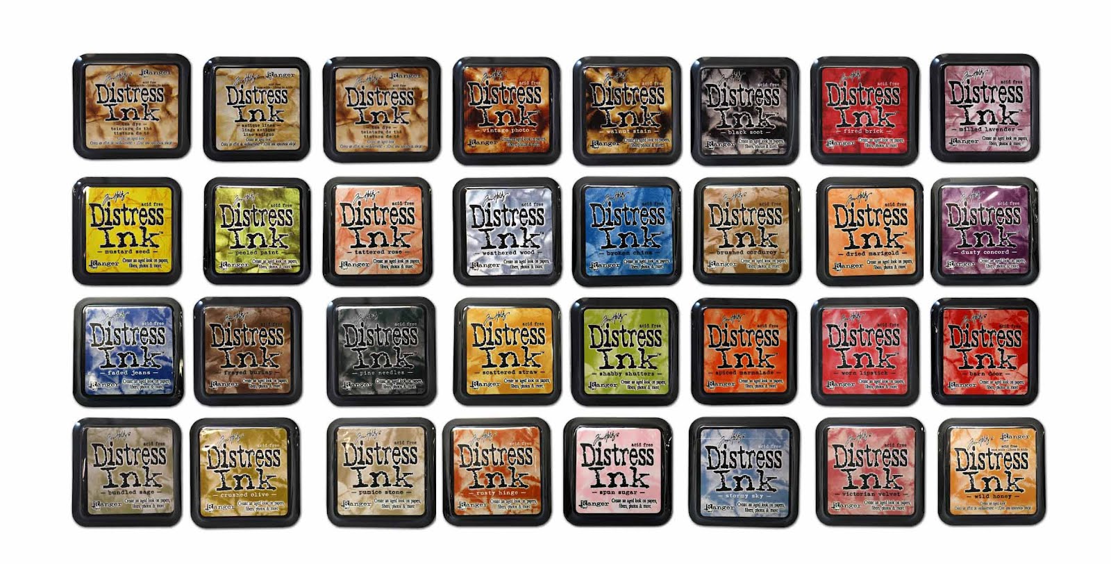 Crafters Corner : Distress Inks and its Magic + Colgate paste wonders