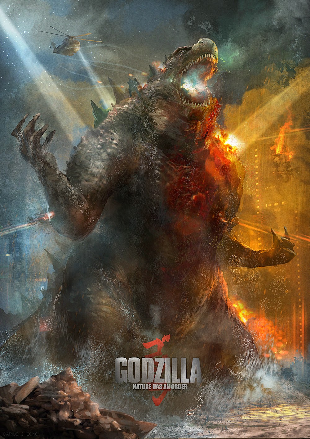 DariusArtShed: Godzilla