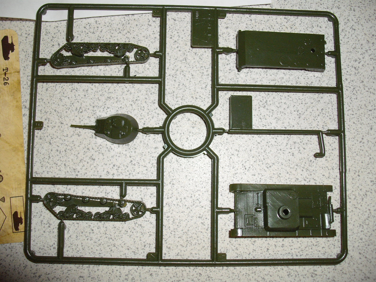 Tim's Tanks: Zvezda 1/100 T-26 M Soviet Light Tank