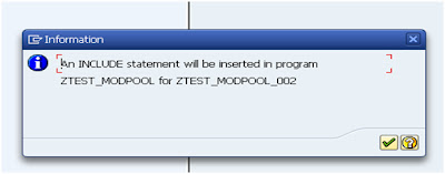 SAP Blogs: Step by Step Module pool program