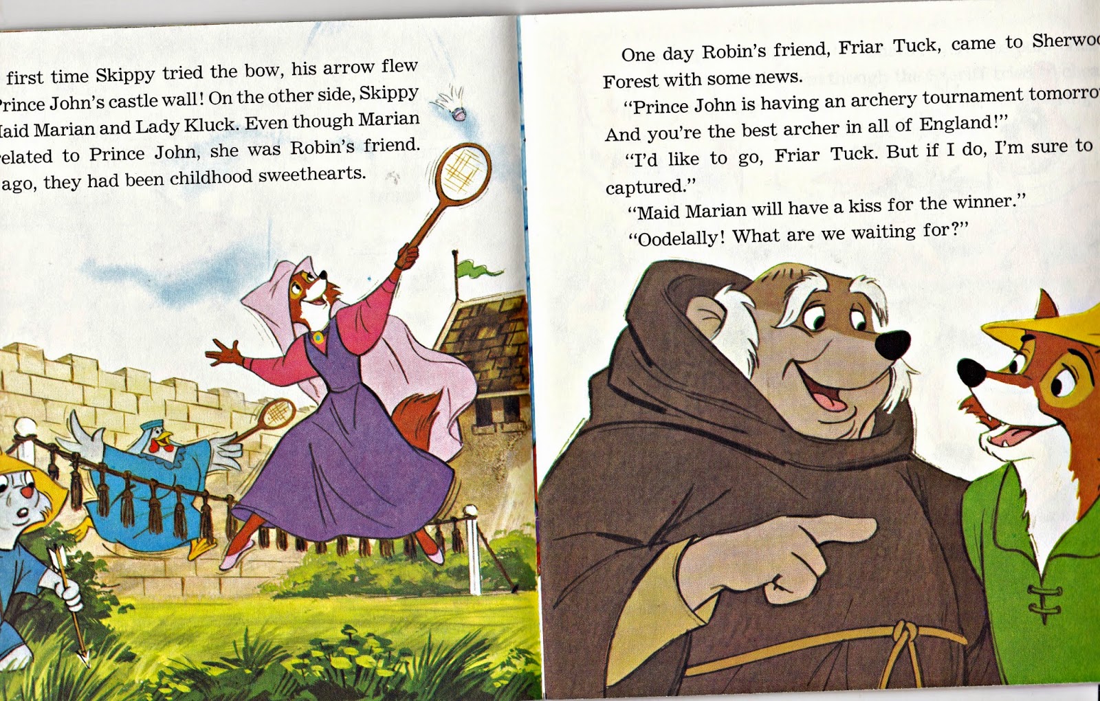 Vintage Books for the Very Young: Disney's Robin Hood